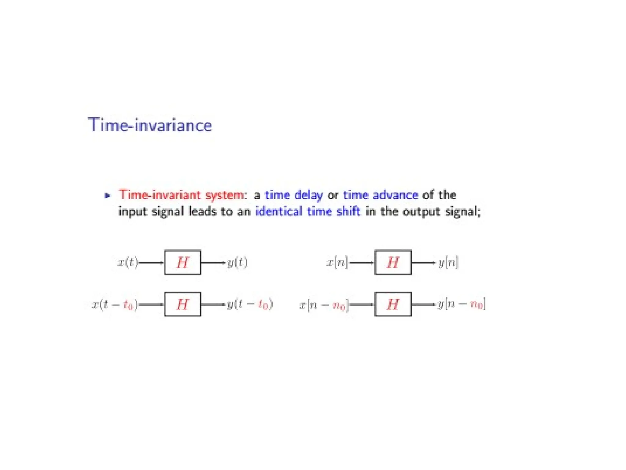 Signal and system (Classifications of systems) | PPT