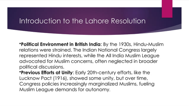 Introduction of Lahore Resolution of 1940 .pptx