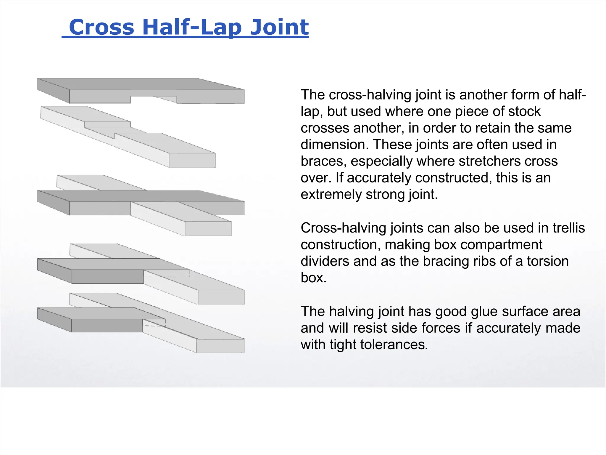 Explanation on types of wooden fixed joints | PDF