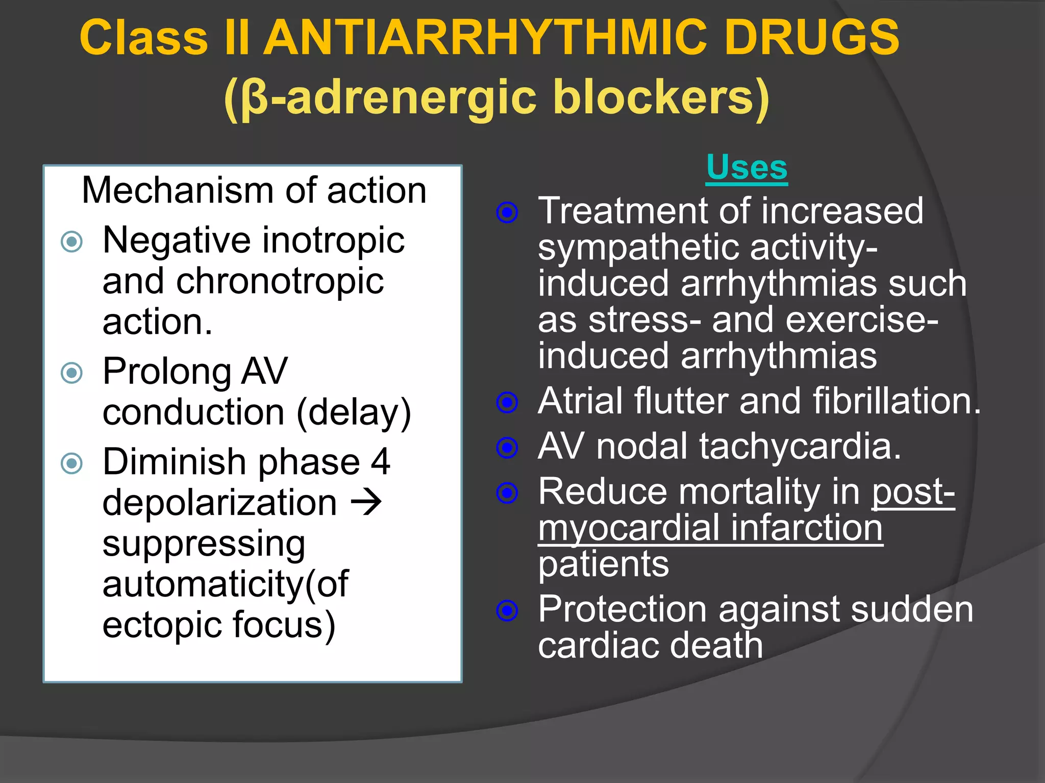 Antiarrhythmic_drugs | PPT