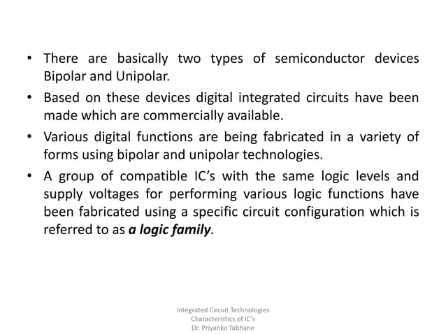 Lec 4 digital electronics - interated circuit technology ...