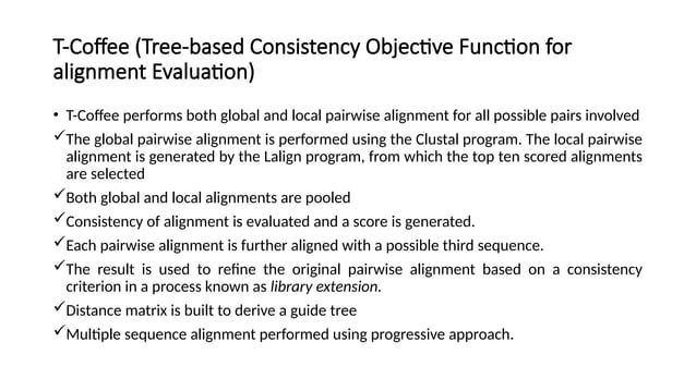 Lec 4-multiple sequence alignment.pptx.. | PPTX