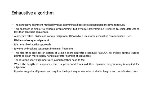 Lec 4-multiple sequence alignment.pptx.. | PPTX