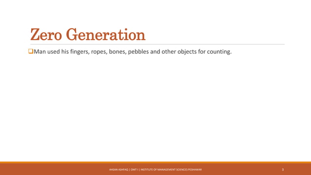 Lec 4 comp_generations | PPTX | Computing | Technology & Computing