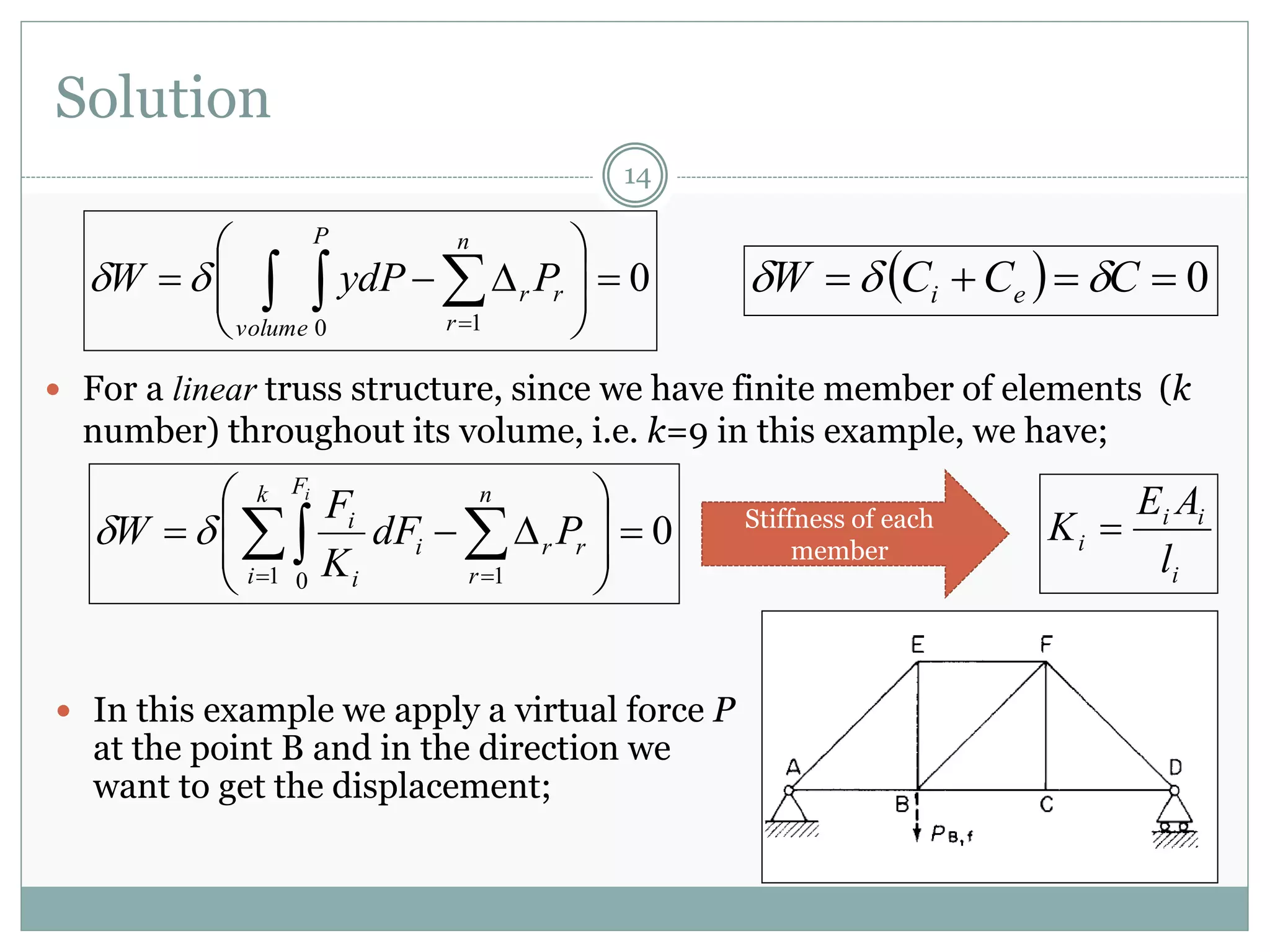 Complimentary Energy Method in structural analysis | PPTX