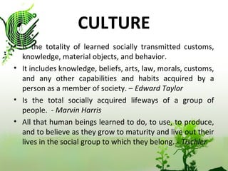 Lec 4 culture | PPT