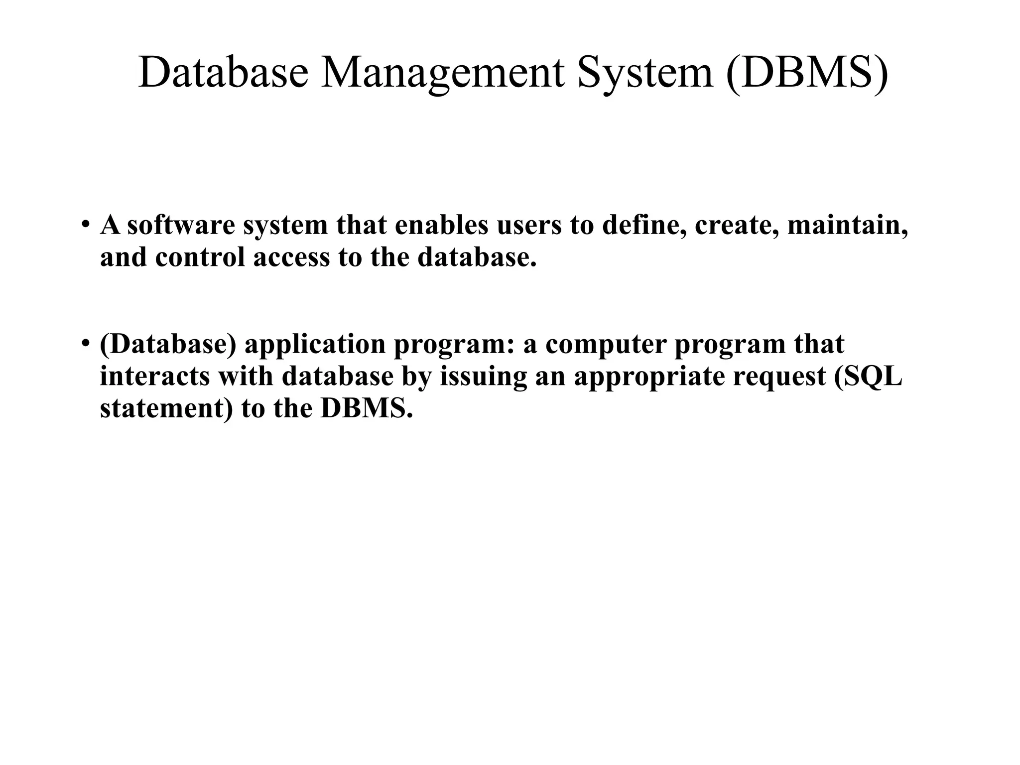 [lec 4]databases And Database Management Systems Pptx