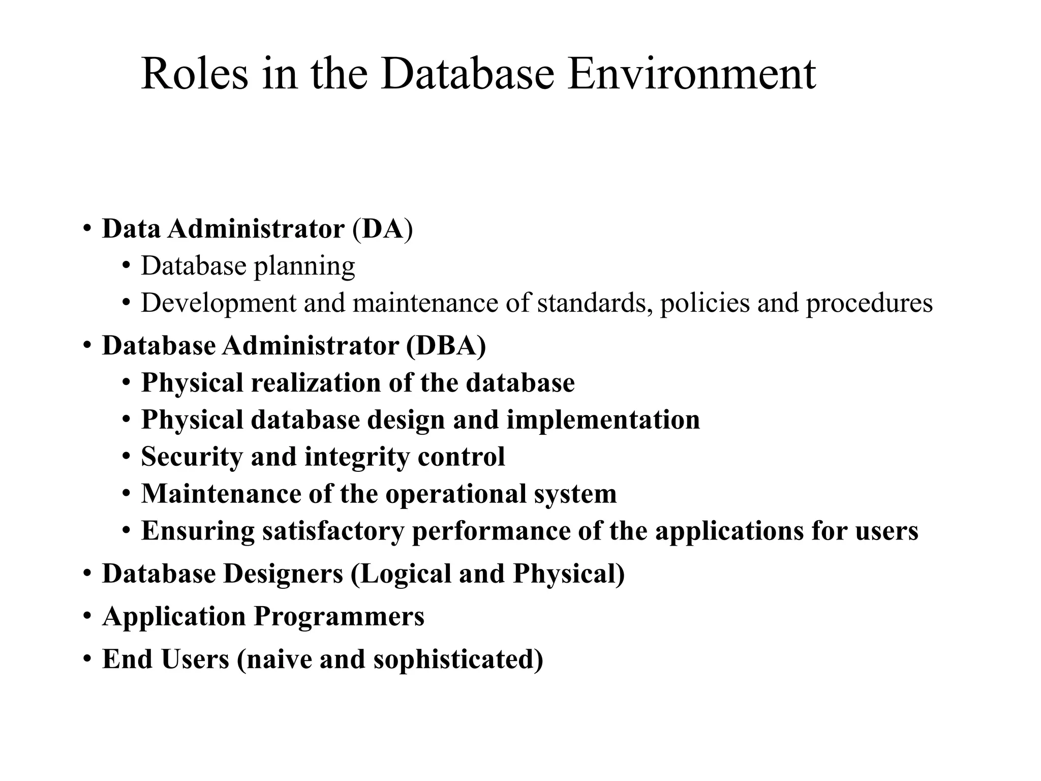 [lec 4]databases And Database Management Systems Pptx