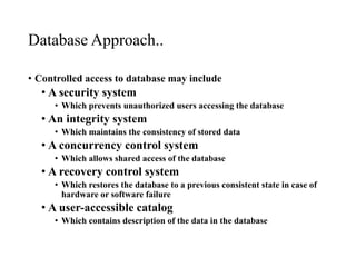 [Lec#4]databases and database management systems.pptx | Databases | Computer Software and ...