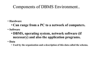 [Lec#4]databases and database management systems.pptx | Databases ...
