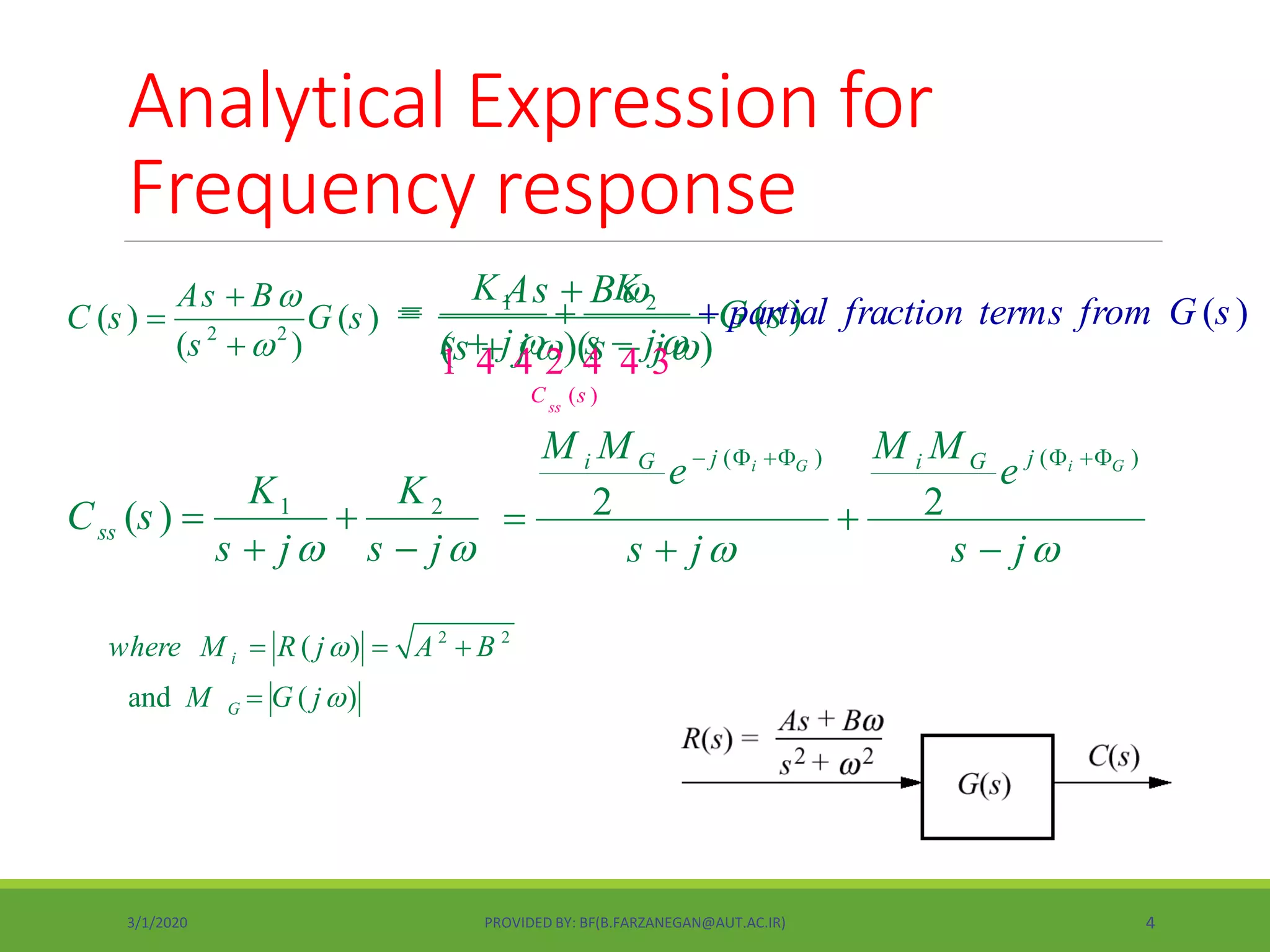 Lec 4 design via frequency response | PPTX