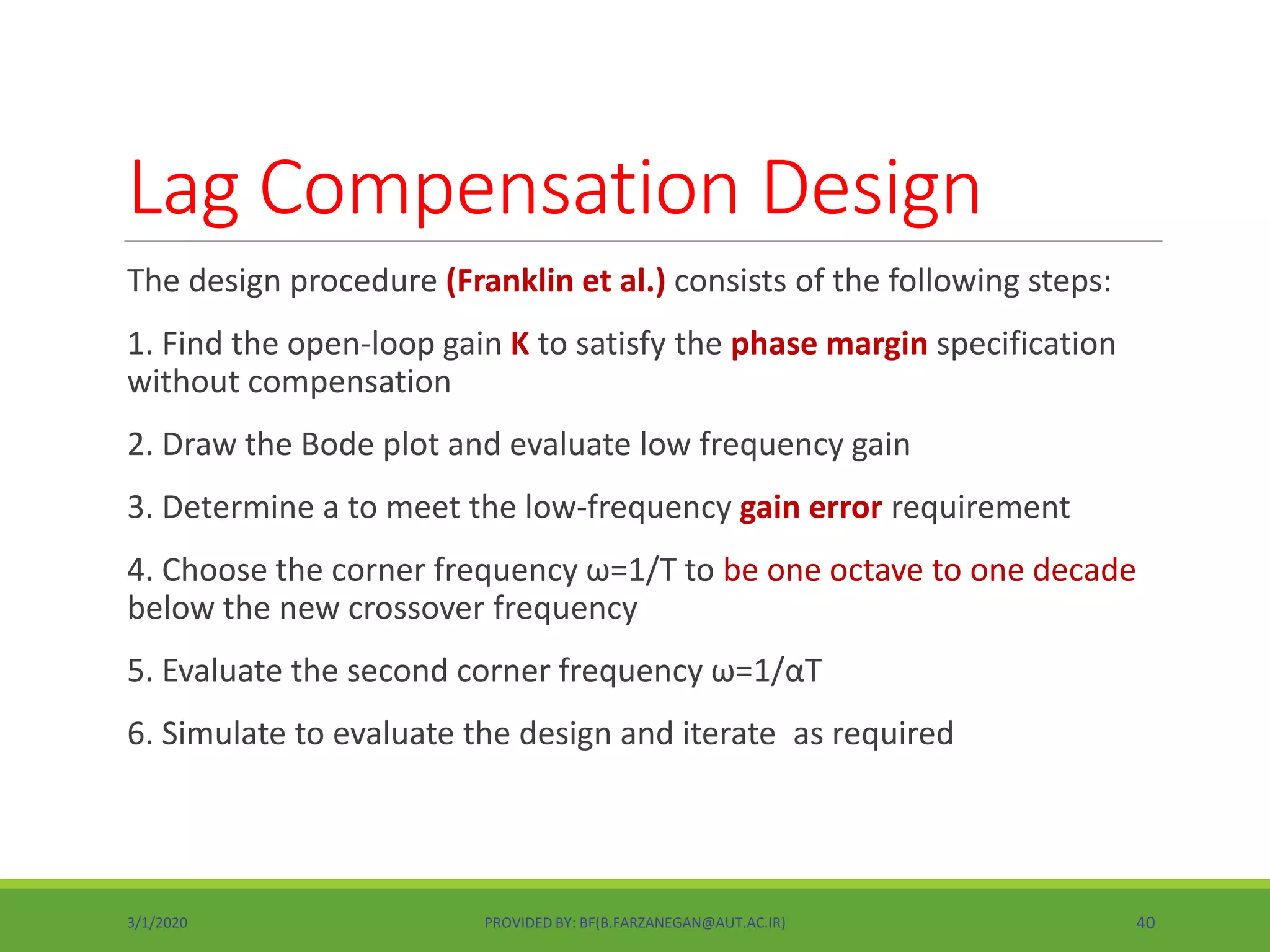 Lec 4 design via frequency response | PPT