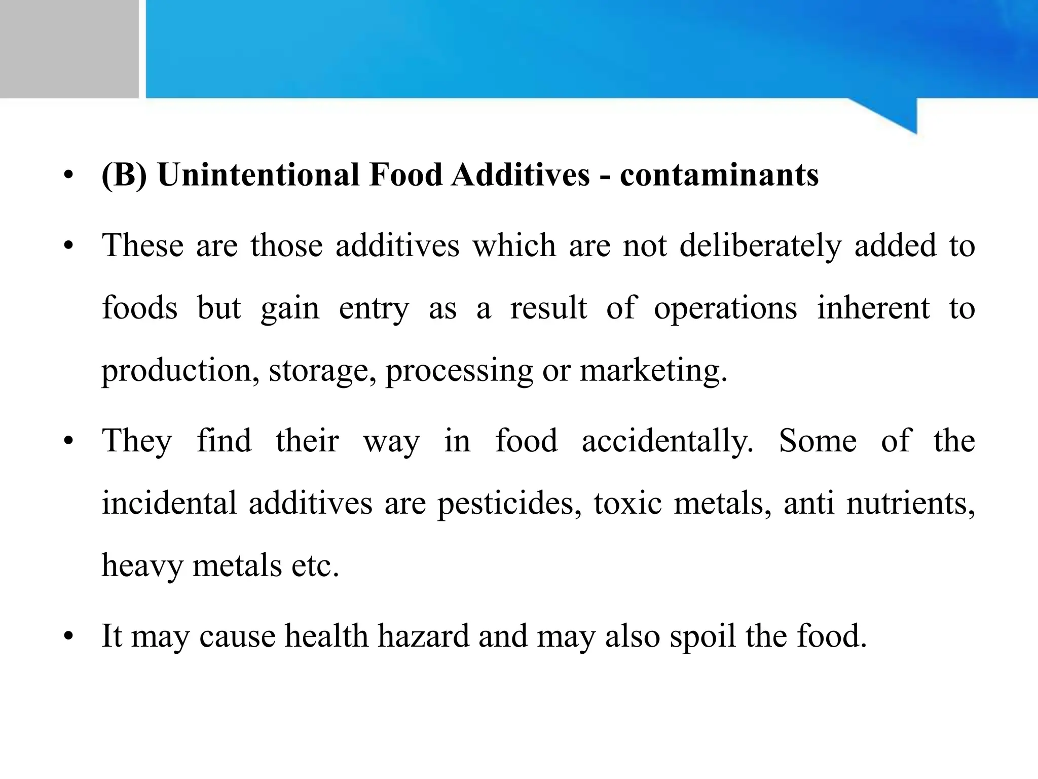 Lec 4 food additivies next.pptx food tech | PPTX
