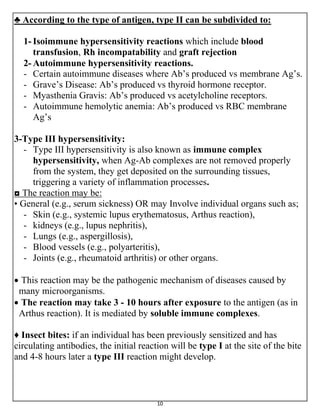 Cytokines and HYPERSENSITIVITY and Disorder of Human Immunity | PDF
