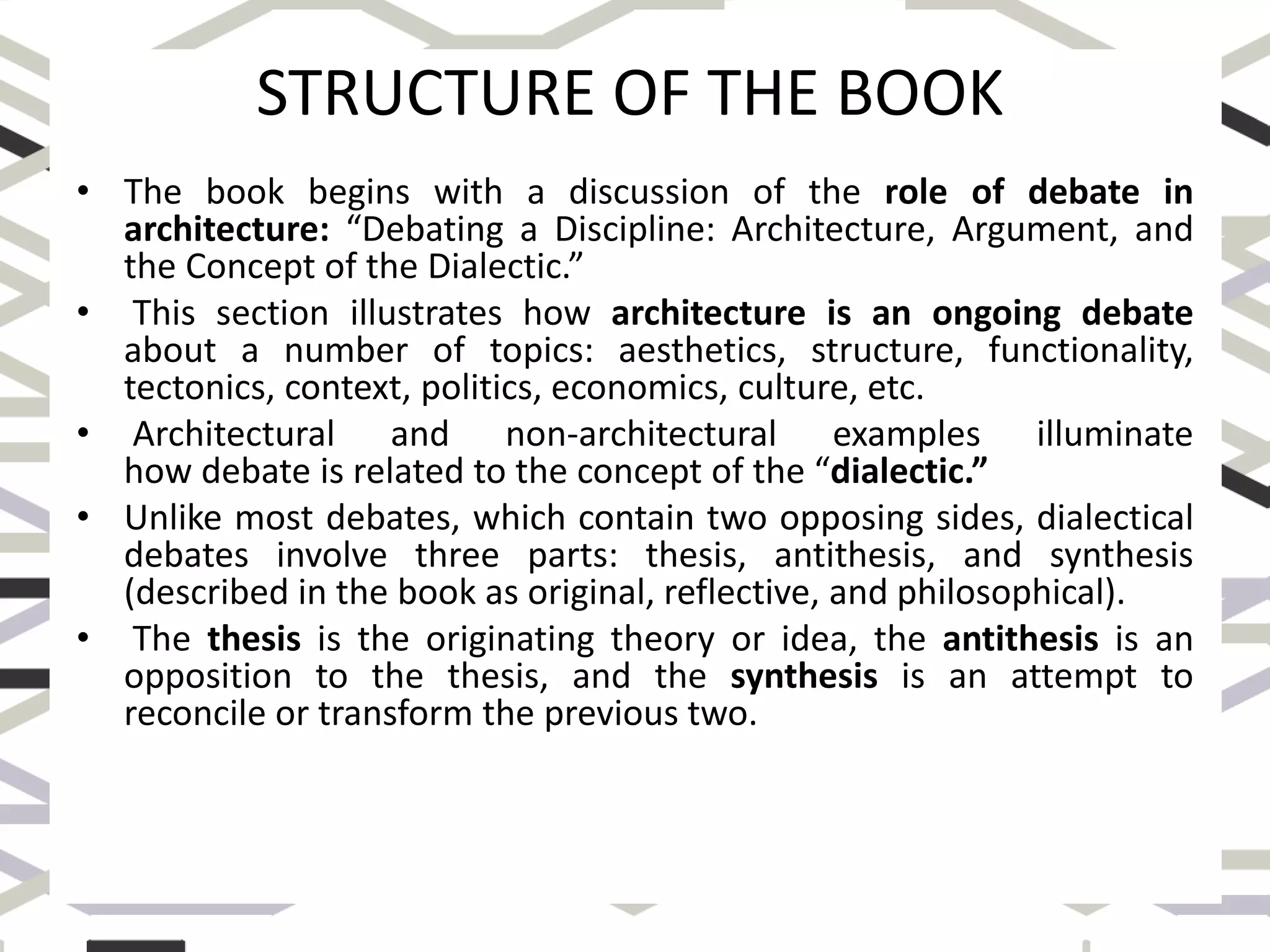 Lec 4 introducing architectural theories | PPTX