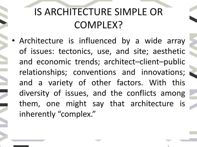 Lec 4 introducing architectural theories | PPTX | Books and Literature