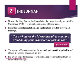 HISTORY OF ECONOMIC THOUGHT - ISLAMIC THOUGHT | PDF