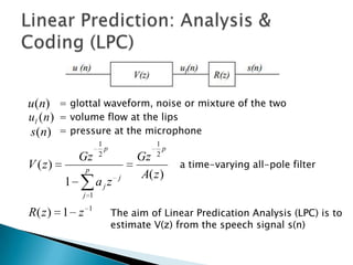 Linear prediction | PPTX