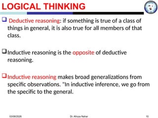 Lec 4 Logical Thinking and making decision.pptx