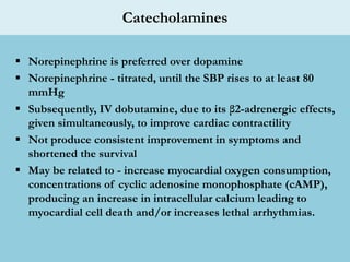 Lec 4 management of cardiogenic shock for mohs | PPTX | Heart and ...