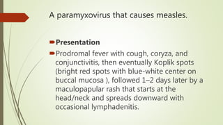 Lec4 measles, mumps, rubella, small pox & ulcer | PPT