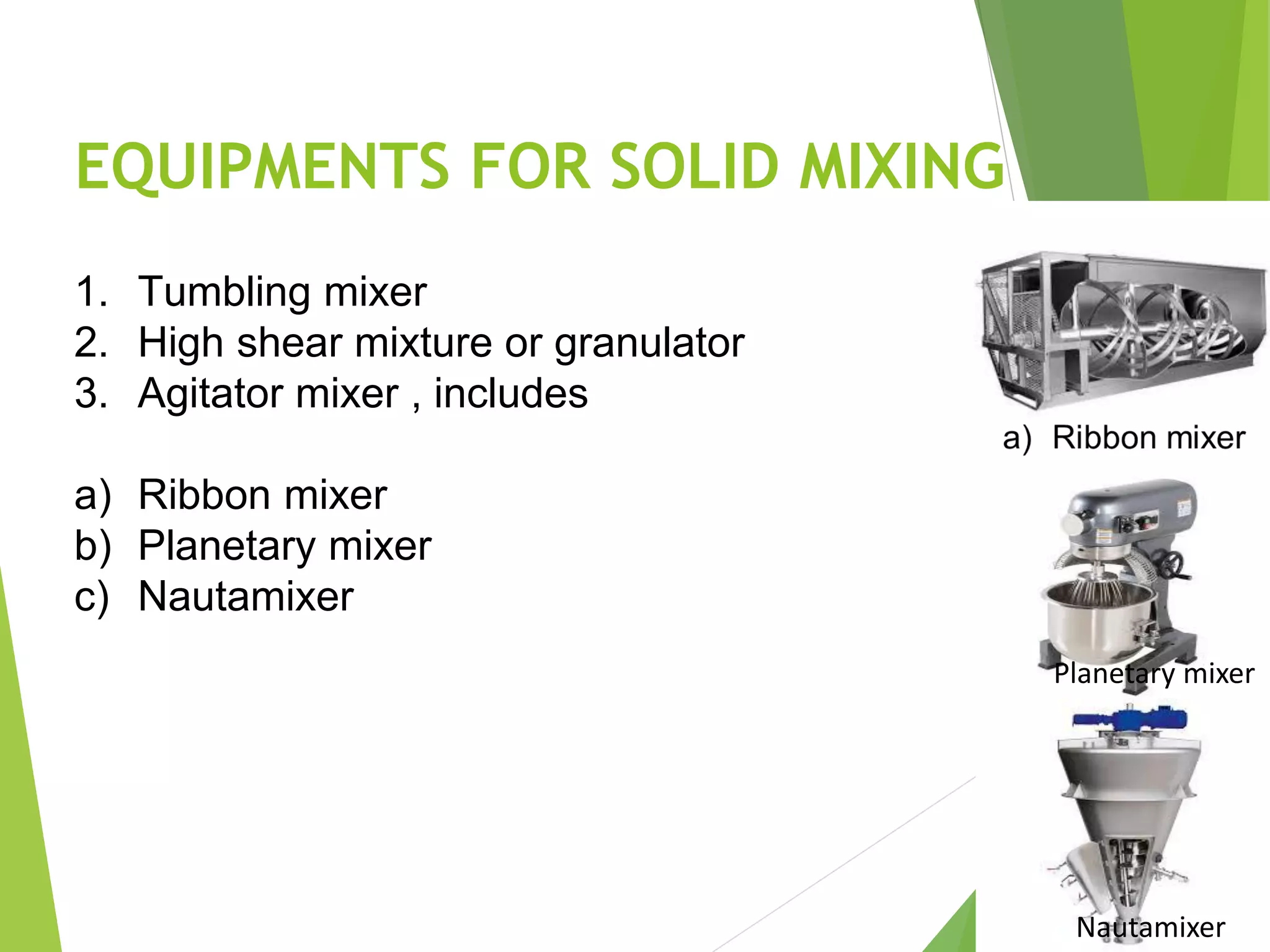 Mixing in Pharmaceutical Industry | PDF