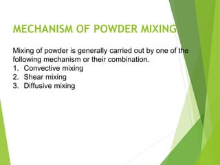 Mixing in Pharmaceutical Industry | PDF