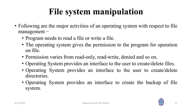CS403: Operating System : Lec 4 OS services.pptx