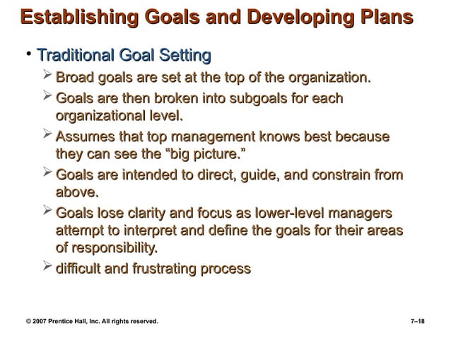 lec 4 planning and gols.ans goals , types of plans types of goal ...