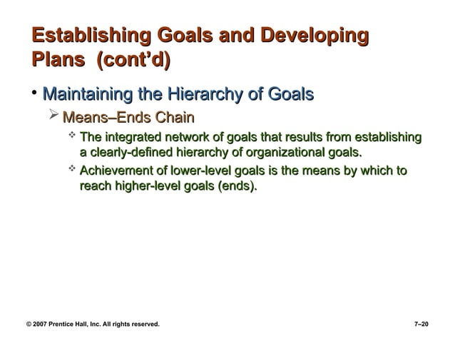 lec 4 planning and gols.ans goals , types of plans types of goal ...