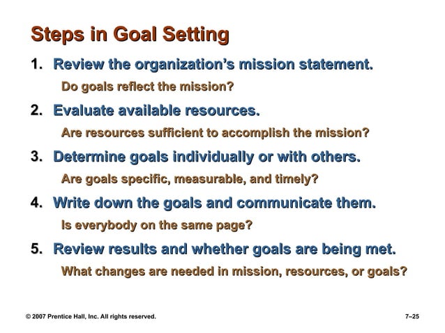 lec 4 planning and gols.ans goals , types of plans types of goal ...