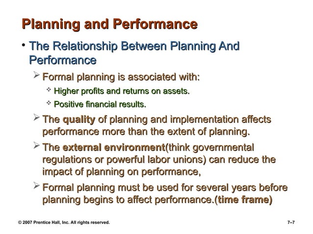 lec 4 planning and gols.ans goals , types of plans types of goal ...