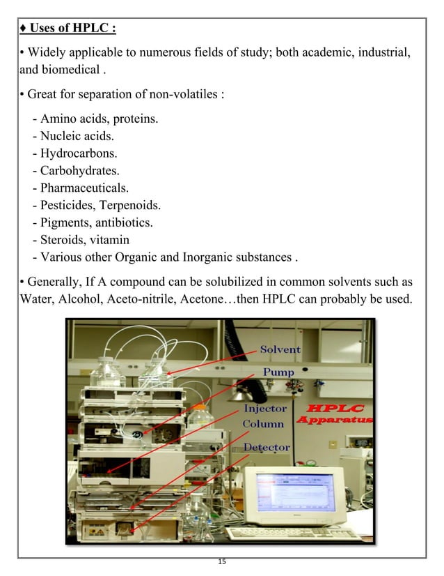 Protein Electrophoresis & Gas Liquid Chromatography & HPLC Applications ...
