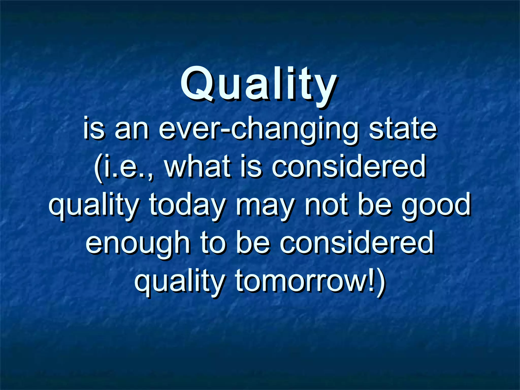 Quality Assurance and Quality Control | PPT