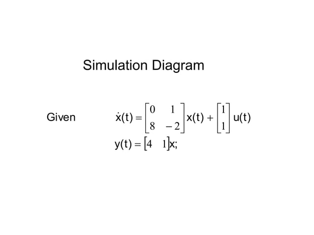 Lec4 State Variable Models are used for modeing | PPT