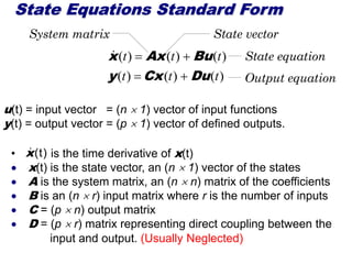 Lec4 State Variable Models are used for modeing | PPT