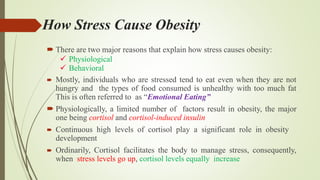 Stress and Obesity | PPTX