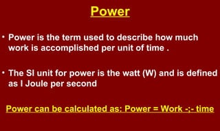 Lec 4 work energy | PPT