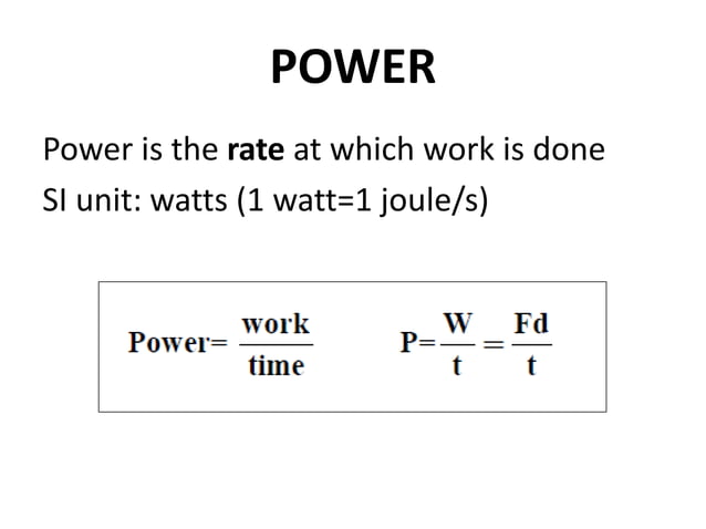 WORK POWER AND ENERGY | PPTX