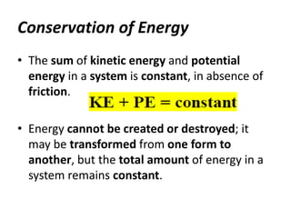 WORK POWER AND ENERGY | PPTX