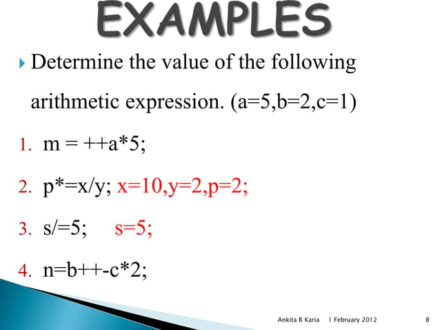 Operators and Expressions in Java | PPTX