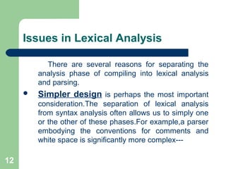 Lexical Analysis | PPT