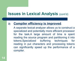 Lexical Analysis | PPT