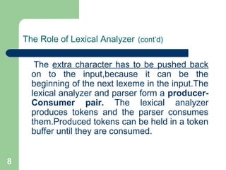 Lexical Analysis | PPT