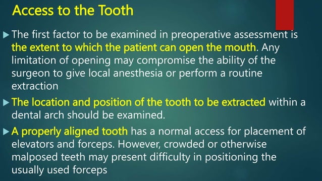exodontia | PPT