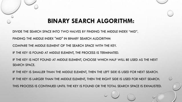 Binary search(data structure and algorithm | PDF | Computing | Technology & Computing