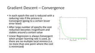 Lecture 5 - Gradient Descent, a lecture in subject module Statistical & Machine Learning | PPT