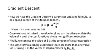 Lecture 5 - Gradient Descent, a lecture in subject module Statistical & Machine Learning | PPT