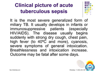 Lec 5.pdf tuberculosis miliary tuberculosis meningitis | PPT