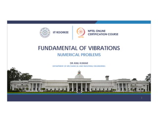 Introduction to Mechanical Vibration lec5 | PDF | Physics | Science